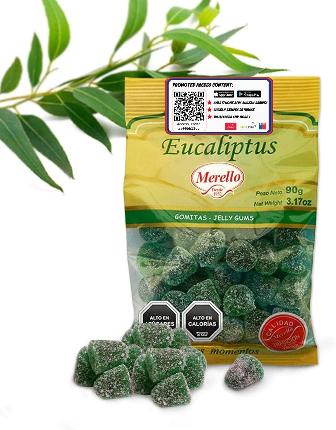 Amazon.com : Gomitas Eucaliptus Traditional Chilean Eucalyptus Jelly ...