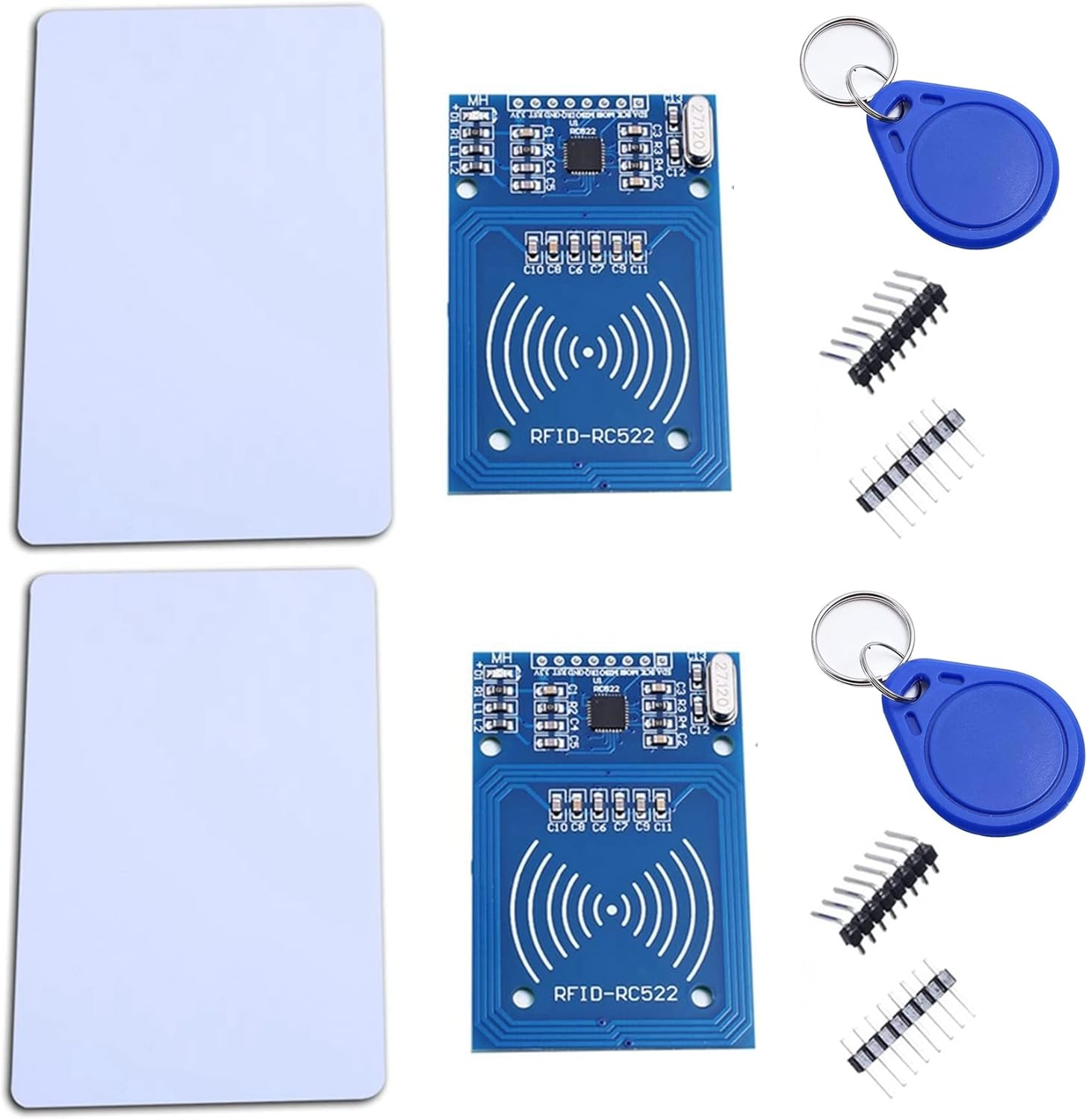 DIGISHUO 2 PCS MFRC-522 RC522 Module Kit RFID NFC Reader RF IC Card ...