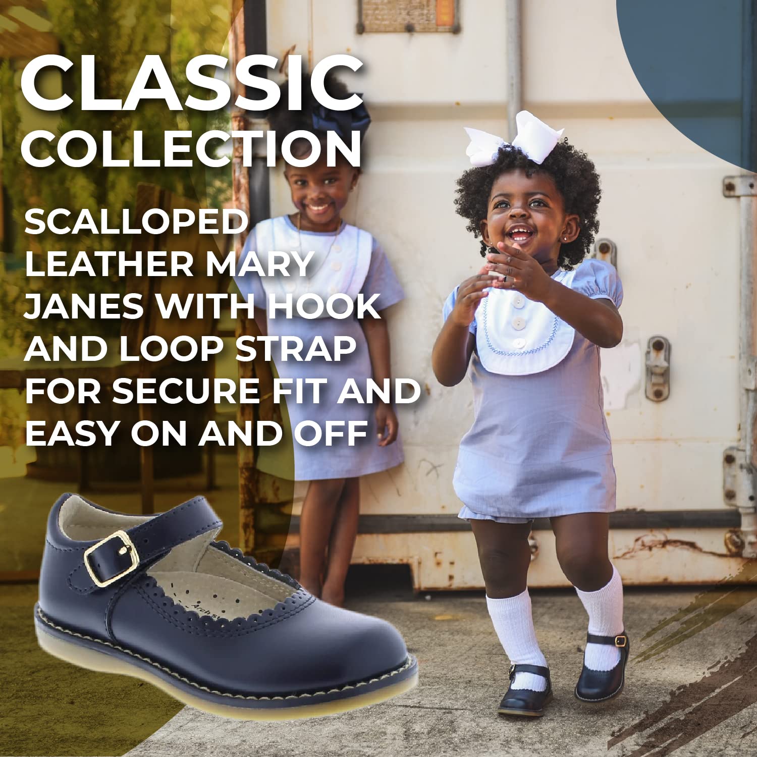 Snapklik.com : FOOTMATES Allie Leather Mary Jane Girls Party Dress Hard ...