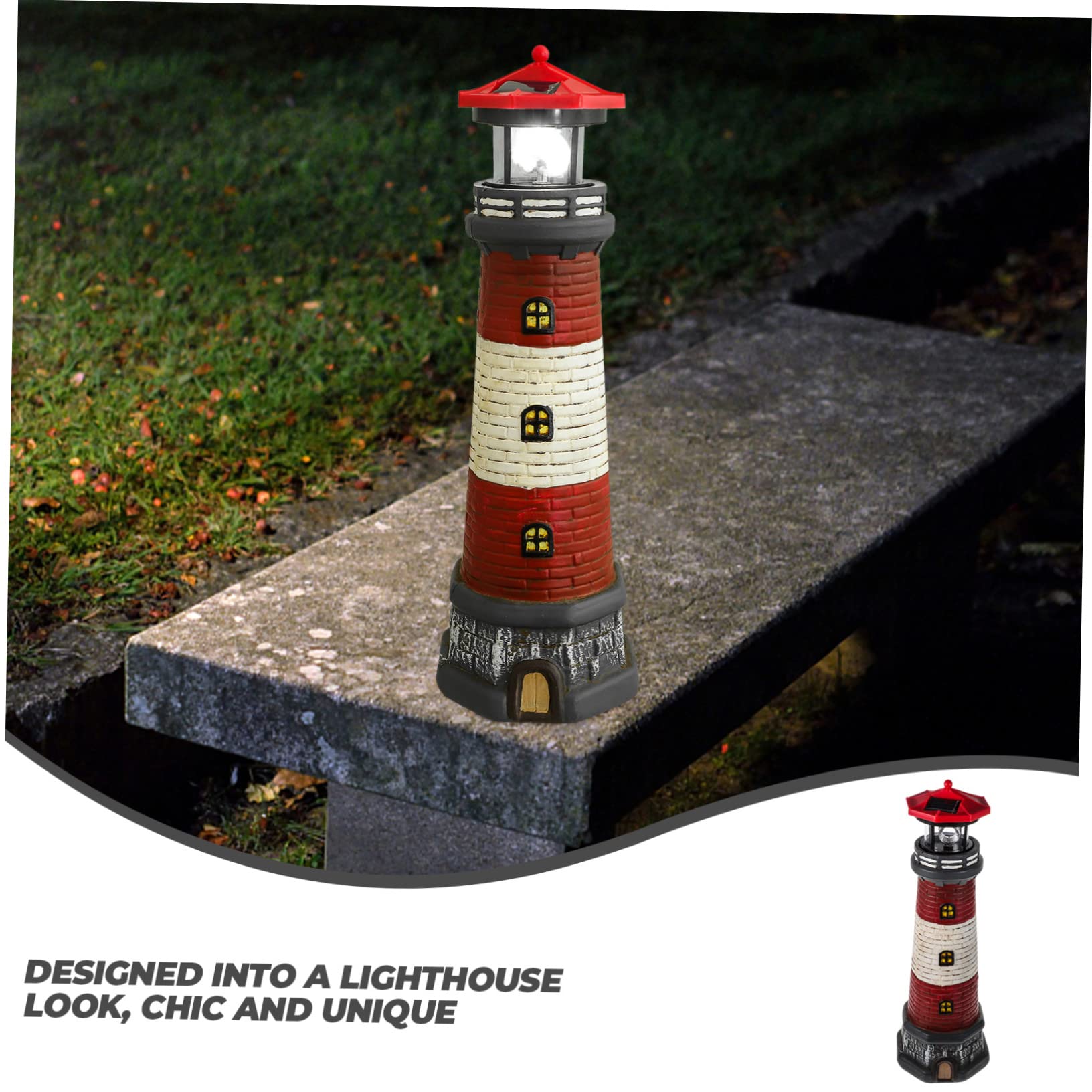 Outdoor Lighthouse Statue