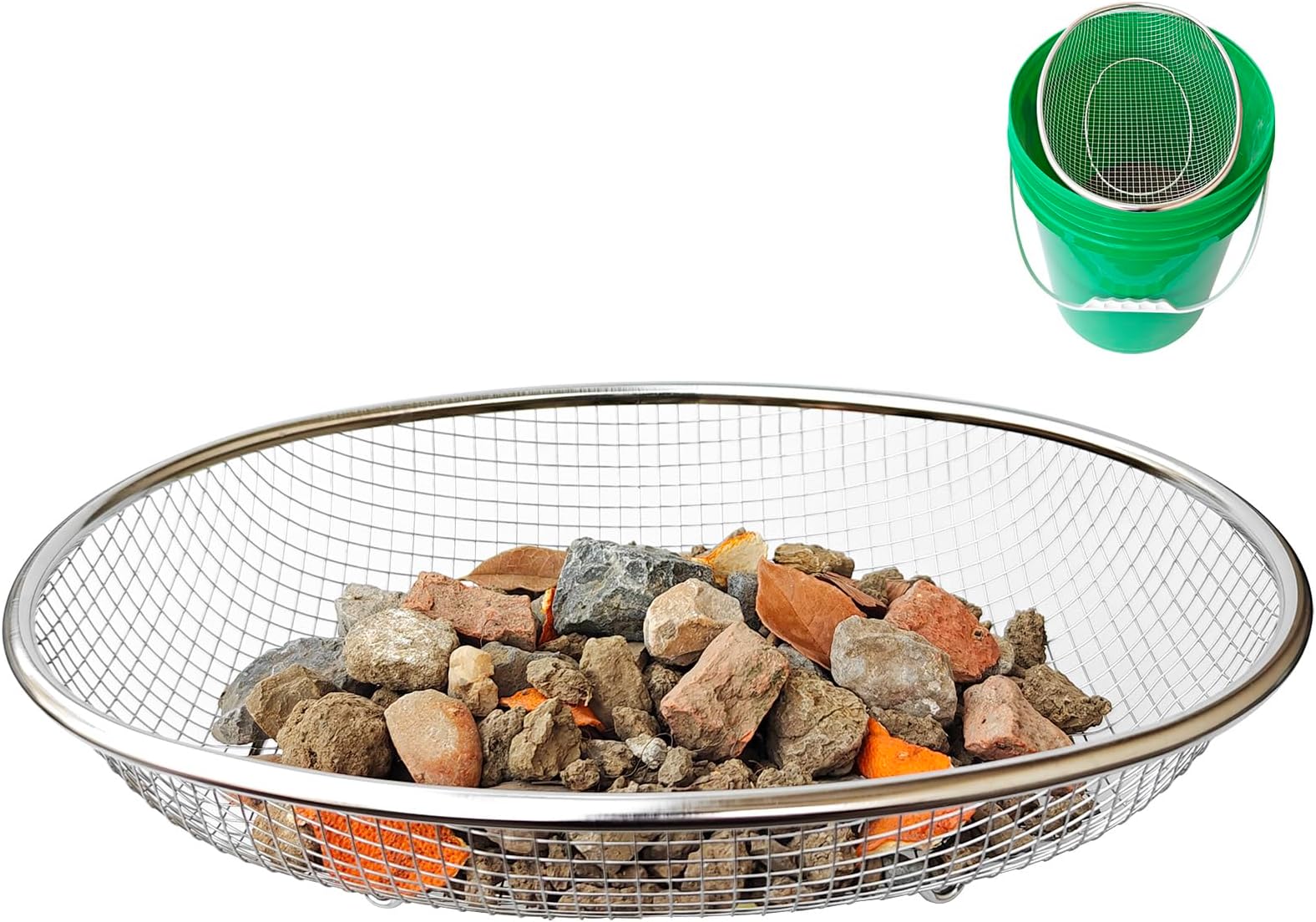 Amazon.com : 3 PCS Soil Sieve for Garen -12 inches Soil Sifter for ...