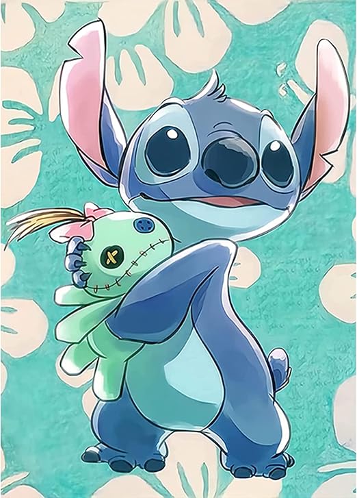 Amazon.com: Offito Stitch Diamond Painting Kits - Stitch Diamond Art ...