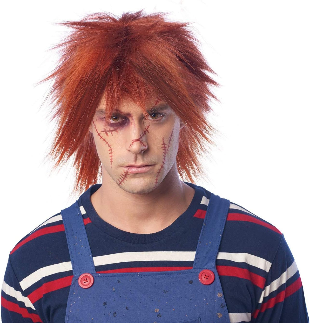 Amazon.com: Costume Culture Red Rapper Wig : Clothing, Shoes & Jewelry