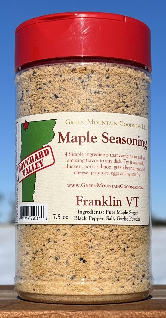 Amazon.com : Maple Rub Spice Seasoning From Pure Vermont Maple Syrup (7 ...