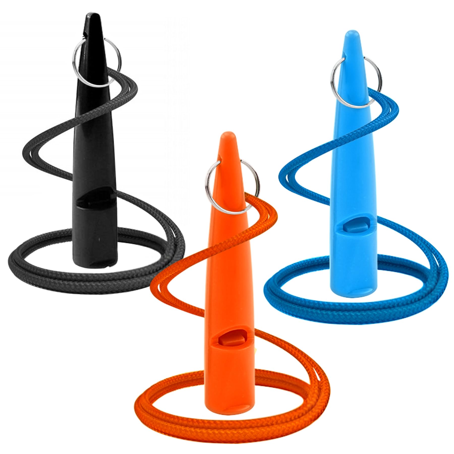 OioTuyi 3 Pack Dog Whistles for Recall, High Pitch Dog Training Whistle ...