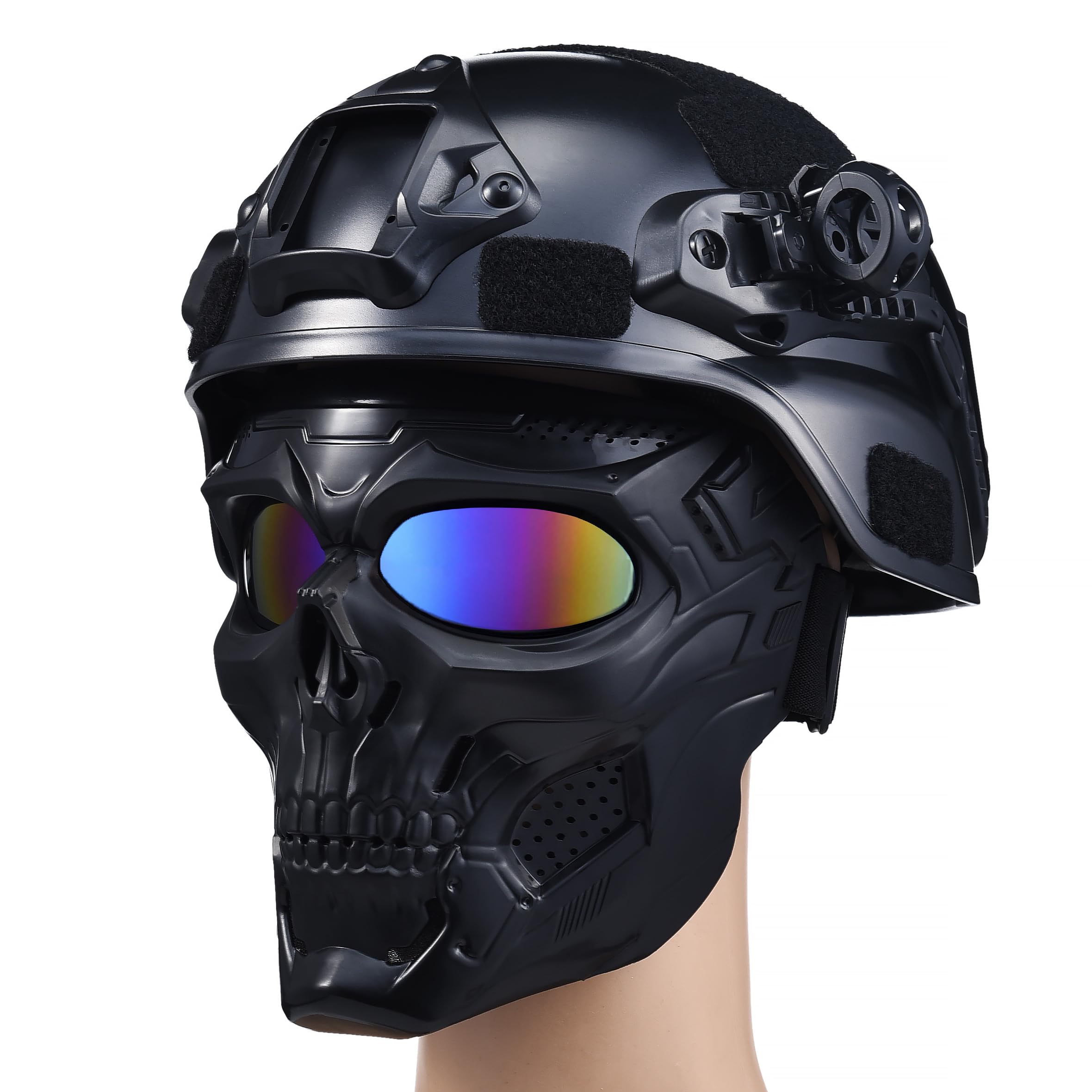Snapklik.com : Skull Airsoft Full Face Tactical Helmet Mask