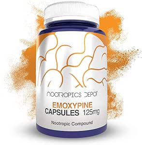 Nootropics Depot Emoxypine 125mg Capsules 60 Count by Nootropics Depot ...