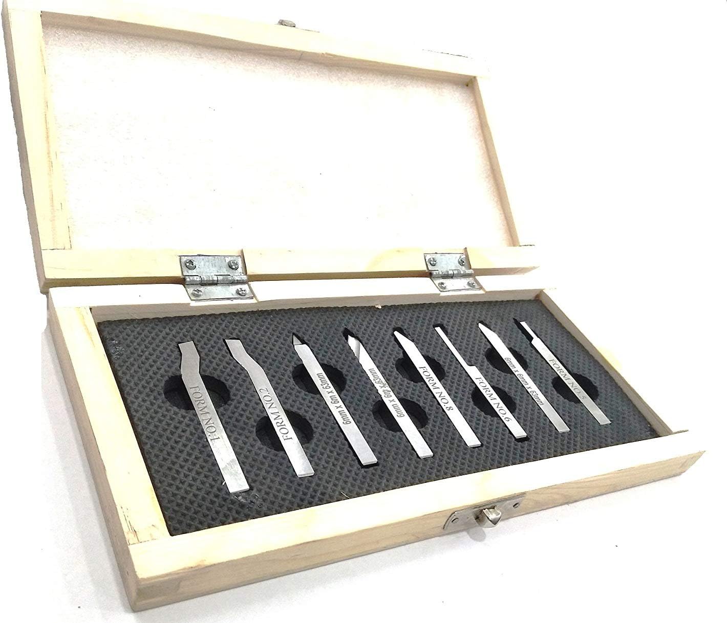 HSS LATHE FORM TOOL SET-HARD & GROUND-TURNING, THREADING, PARTING ...