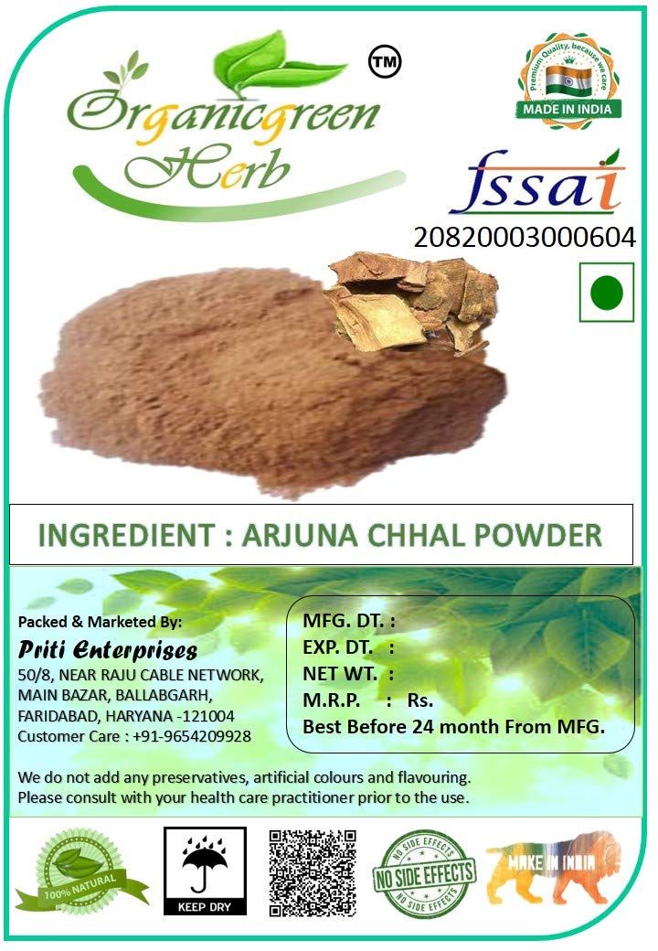 Buy Organicgreen Herb Arjun Ki Chaal Powder - 100gms | Arjun Chaal ...
