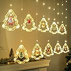 Amazon.com: LYUBASA 3Pcs Christmas Window Lights Decorations, Battery ...