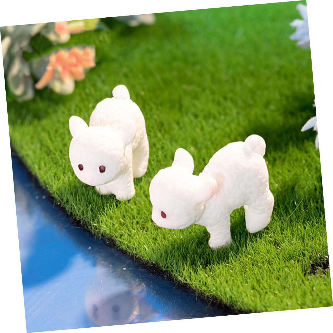 Snapklik.com : 12pcs Miniature Sheep Figurines Tiny Resin Lamb Statues ...