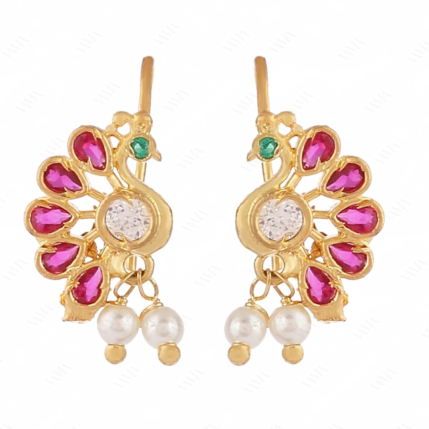 Vama Fashions Half Moon Or Peacock Shape Maharashtrian Traditional ...