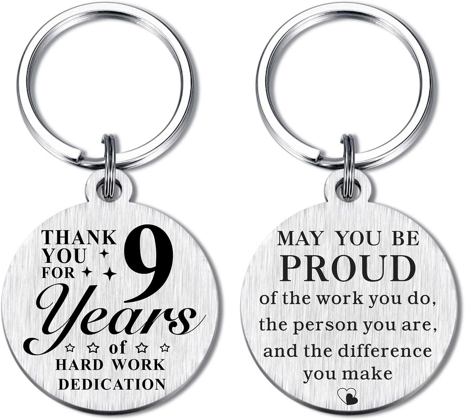 Amazon.com: ABNTY 9 Year Work Anniversary Employee Gifts, 9th Work ...