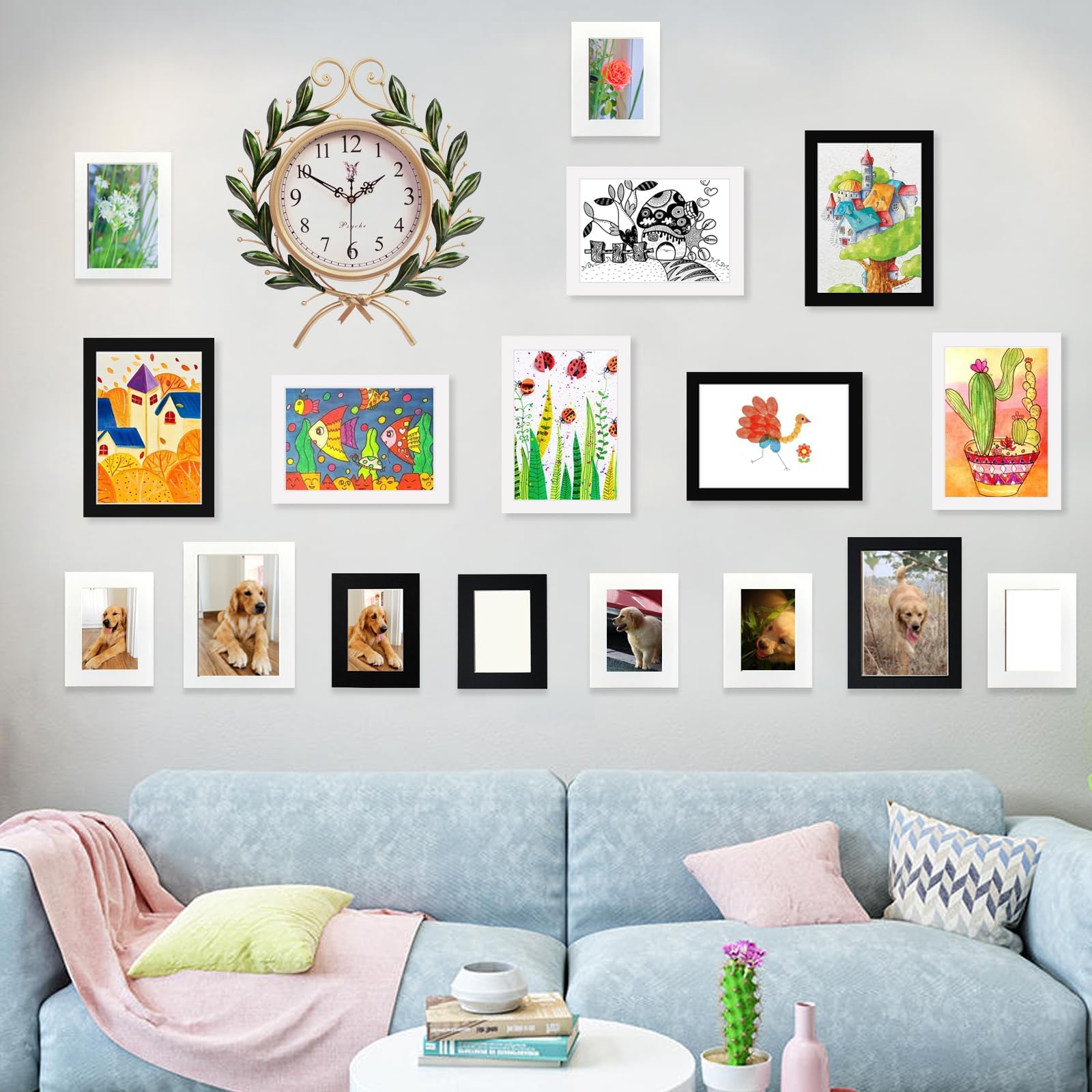 Calcomanías De Pared Con Marcos De Fotos, Imágenes De Alta Resolución