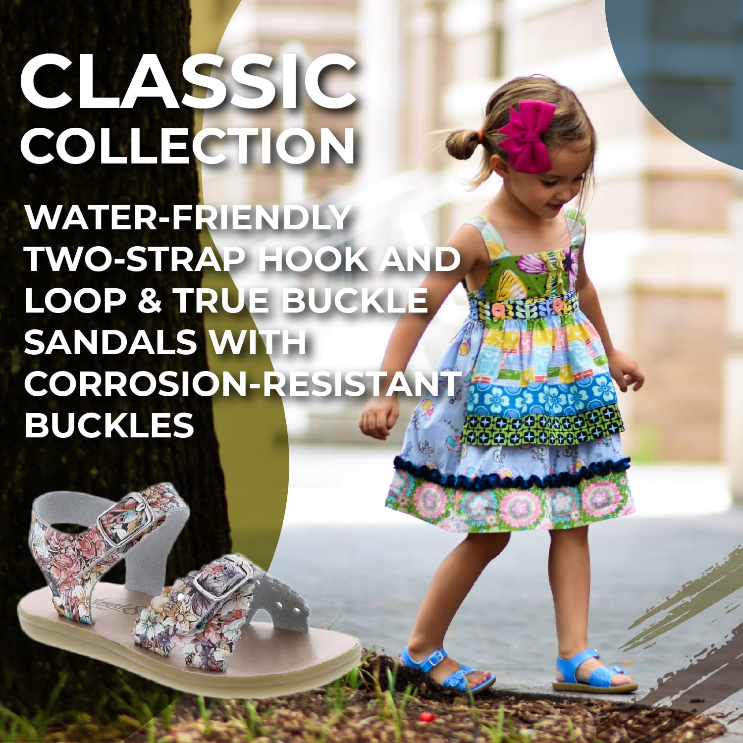 Snapklik.com : FOOTMATES Ariel And Eco-Ariel Waterproof Sandals For ...