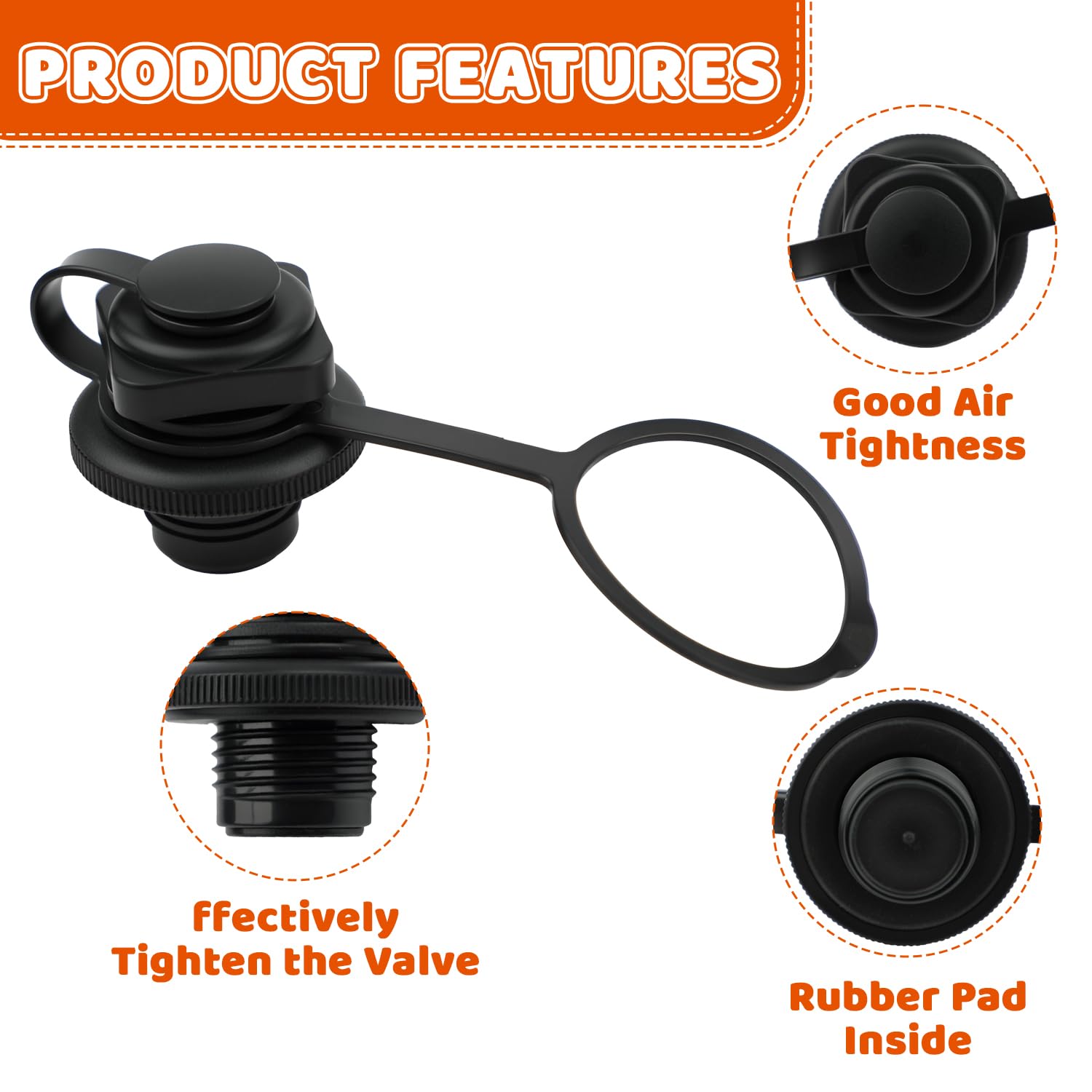 Snapklik.com : 2PCS Inflatable Boat Air Valve, Inflatable Boat ...