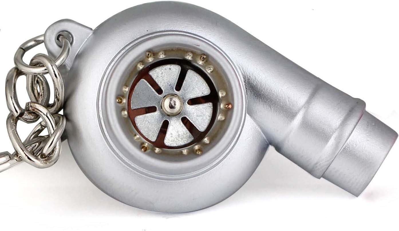 Amazon.com: Turbo Turbocharger Keychain- Key Chain Ring Spinning ...