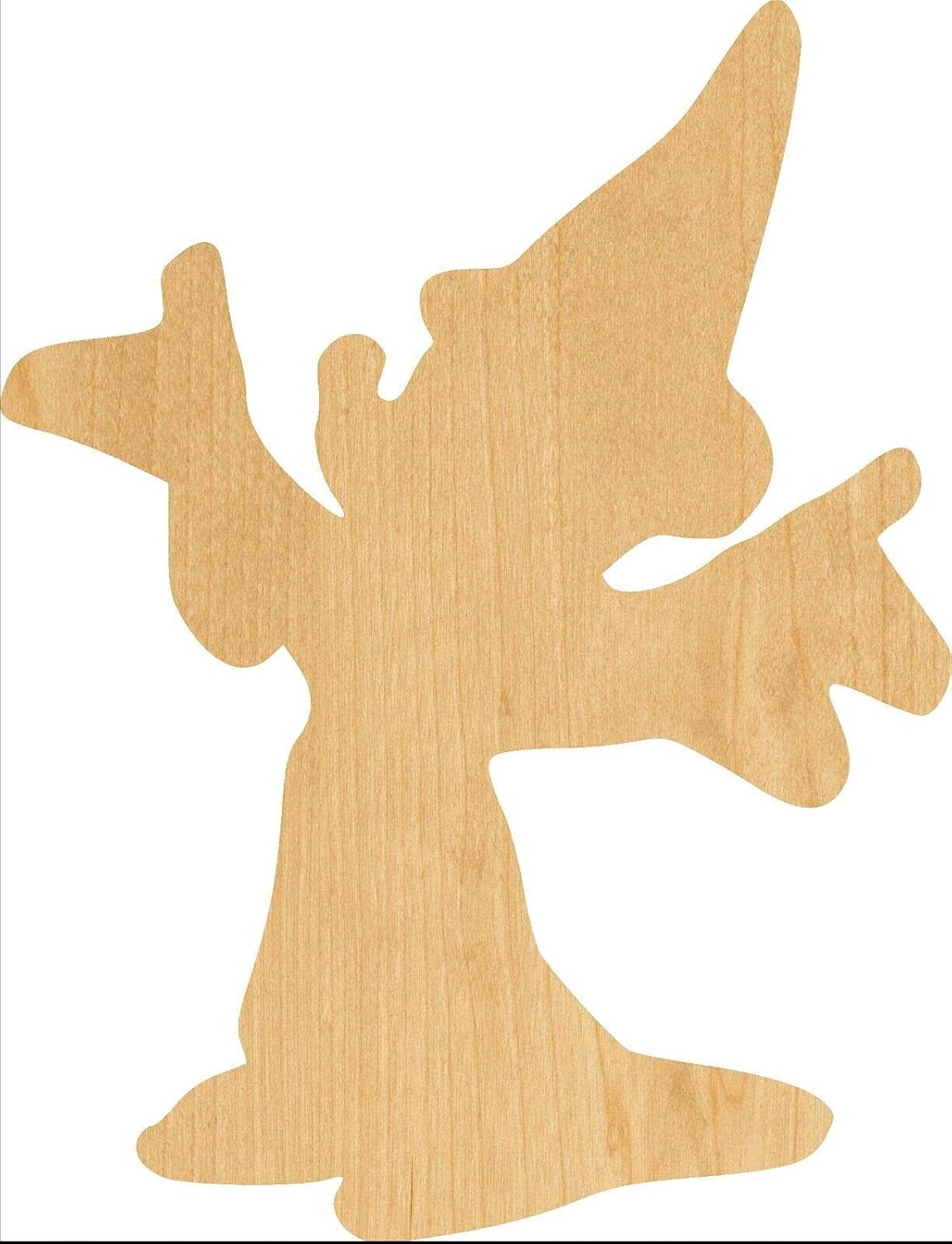 Amazon.com: Mickey Mouse Wizard Laser Cut Out Wood Shape Craft Supply ...