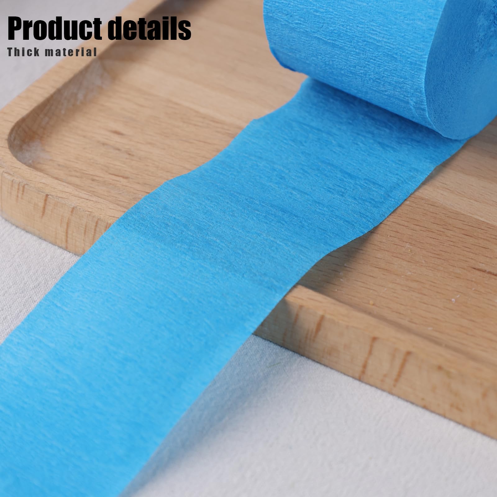 Snapklik.com : Crepe Paper Streamers 4 Rolls, 328ft Blue Crepe Paper ...