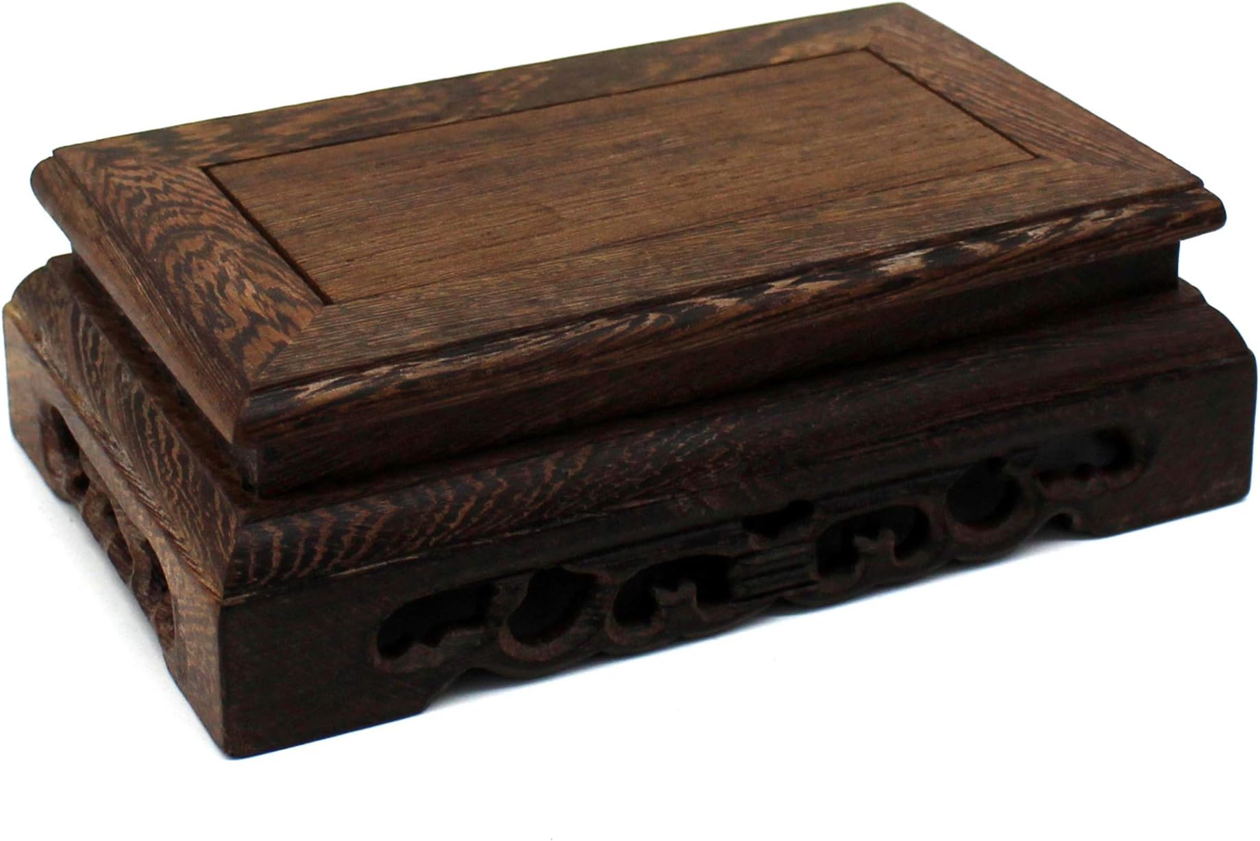 Amazon.com: Rectangular Wooden Display Base for Figurines, Vases ...