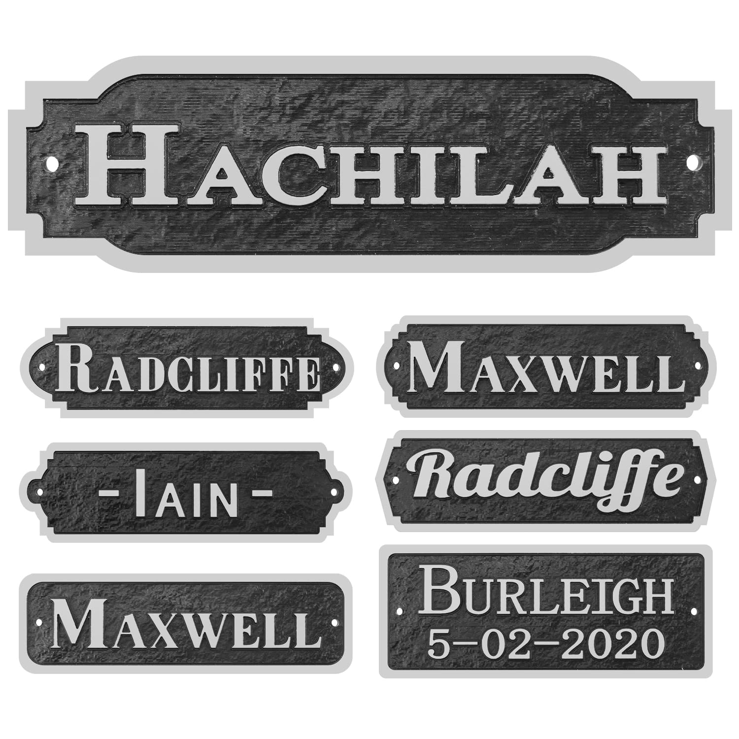 Amazon.com: Acrylic Horse Stall Name Plate, 2.4" x 8" Personalized ...