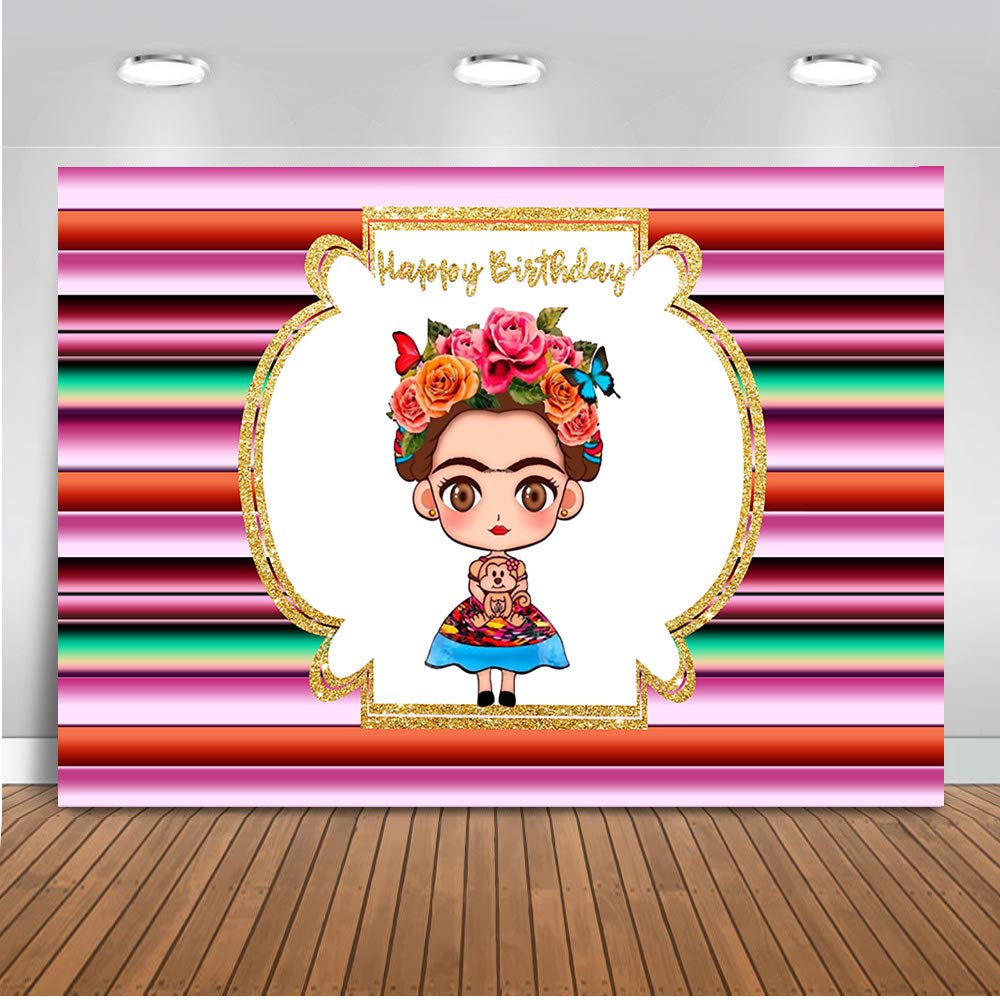 Mehofoto Frida Kahlo Mexican Backdrop Mexican Theme Birthday Party ...