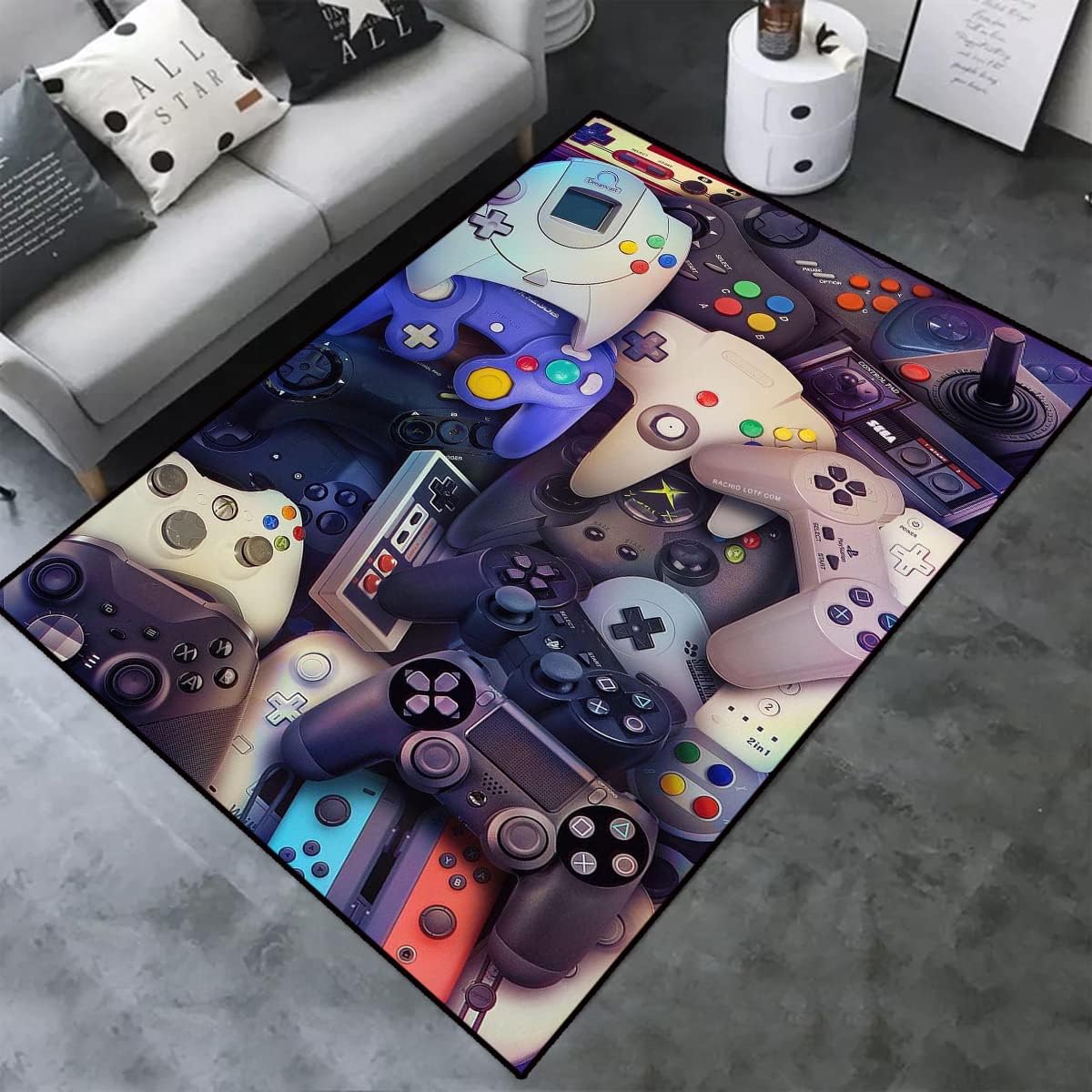 Amazon.com: Gamer Controller Area Rugs Non-Slip Floor Mat Doormats Home ...