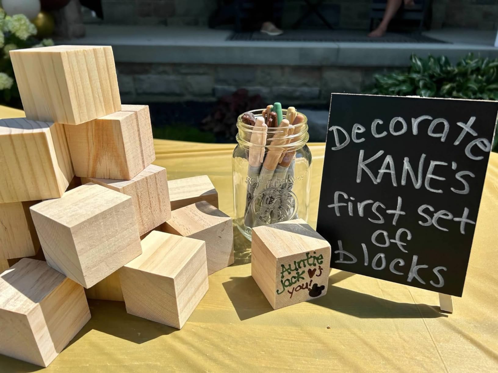 Wooden Cubes 2 inch Natural Wood Blocks 50mm Unfinished Small Craft ...