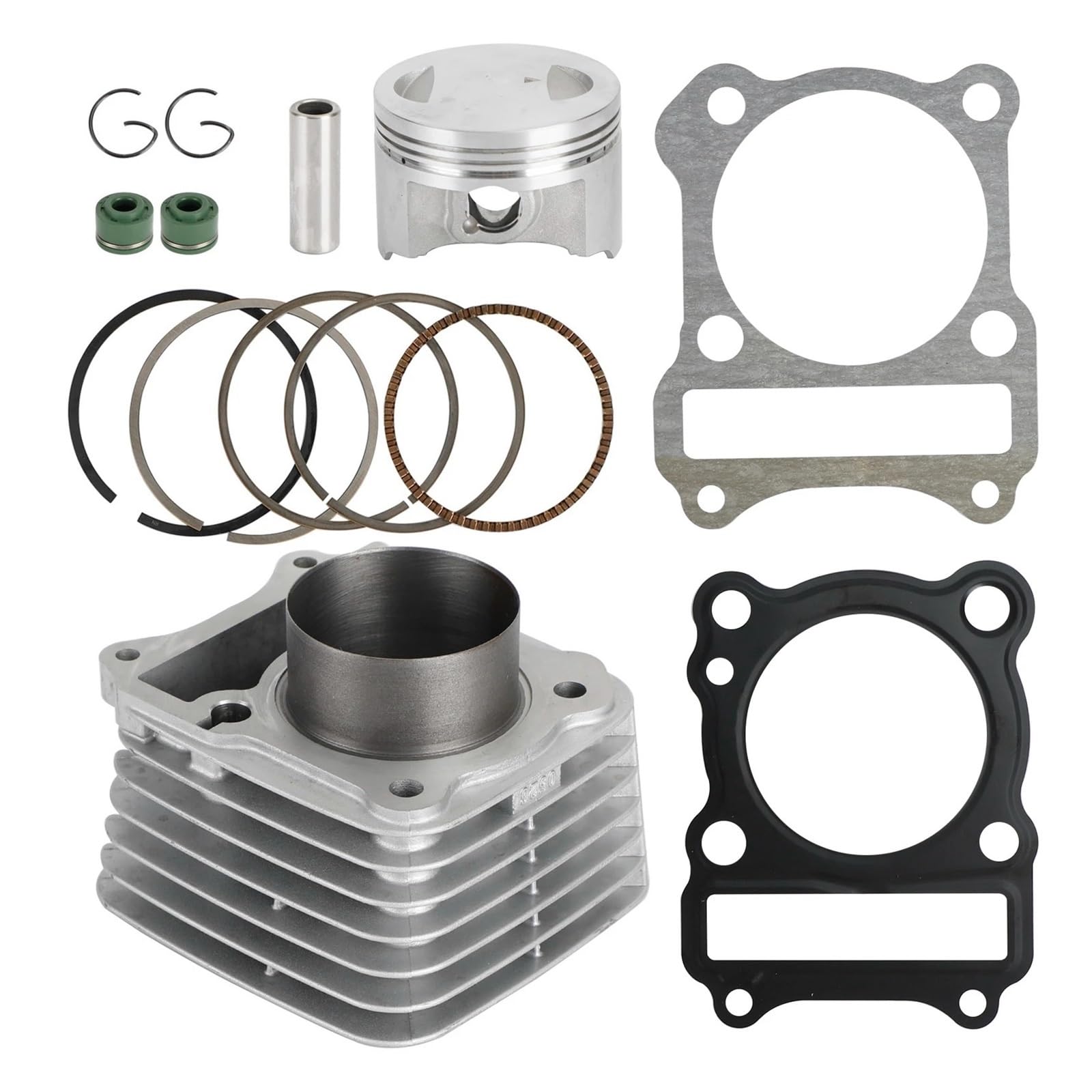 Amazon.com: 150cc Cylinder Piston Kit Fit for Suzuki GN125 EN125 GS125 ...