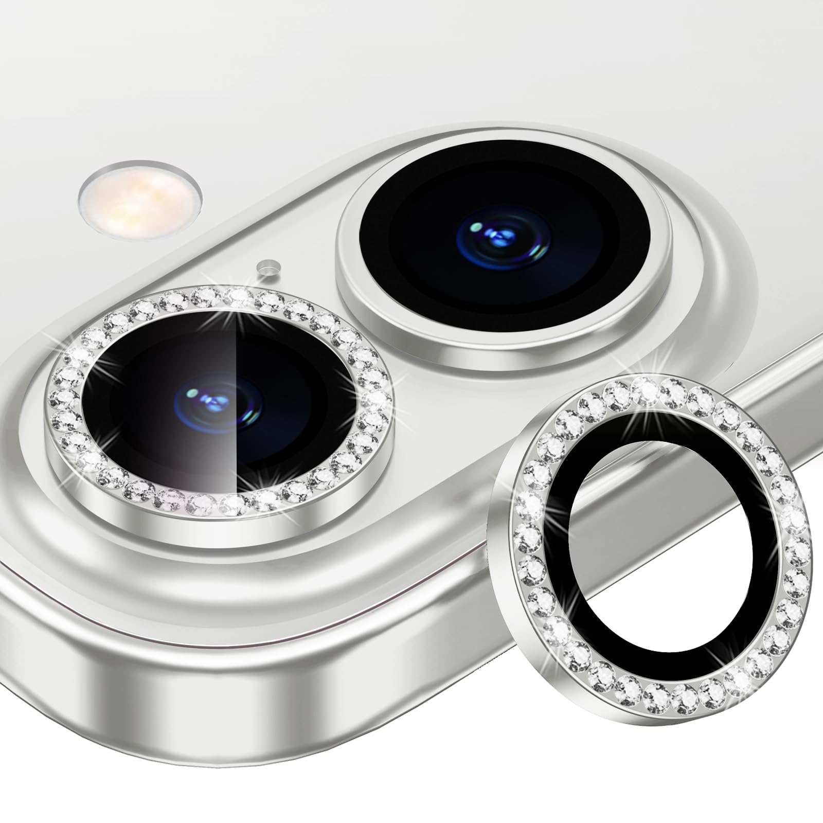 Amazon.com: Xfilm for iPhone 16/16 Plus Camera Lens Protector Bling ...
