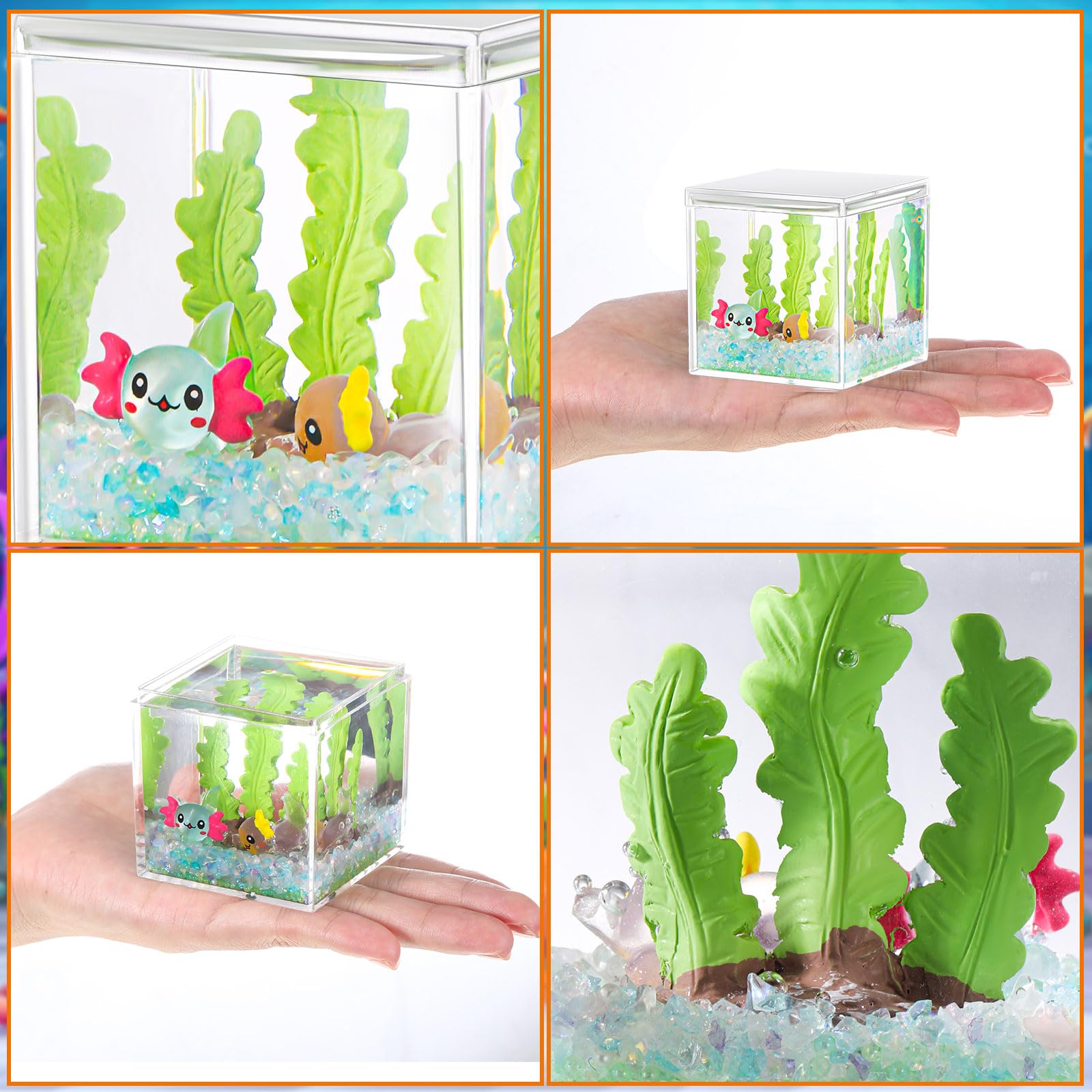 Snapklik.com : HyDren Funny Christmas Desk Decoration Mini Axolotl ...