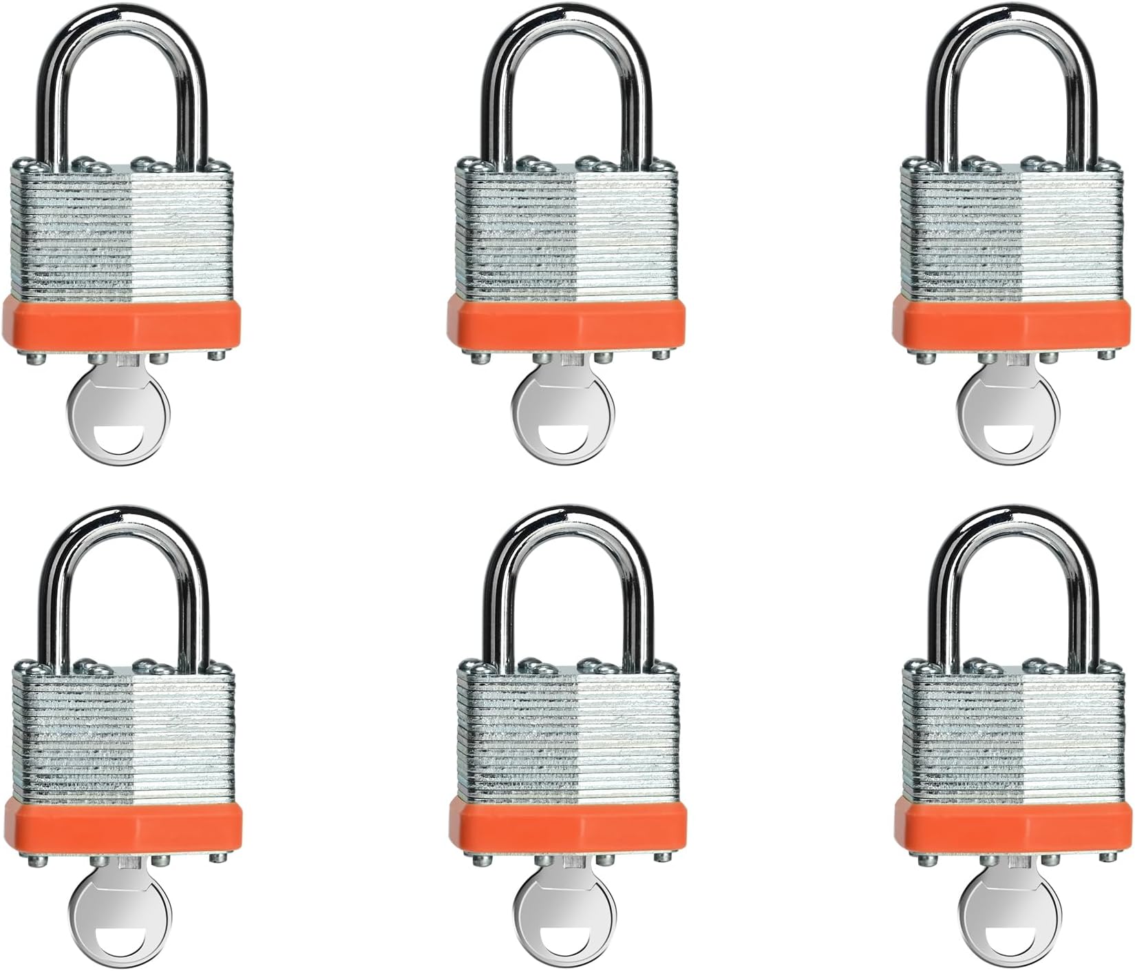 20 Pcs 25mm Solid Brass Mini Padlock Set Pad Locks w/ 2 Keys for Locker ...