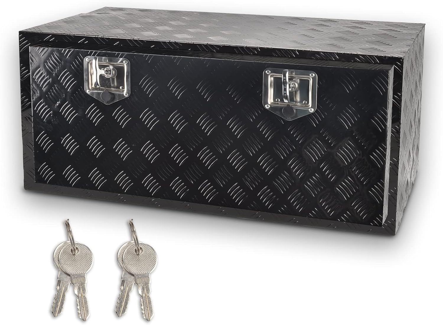 Amazon.com: 8SC82 36 Inch Black Aluminum Tool Box 5 Bar Tread ToolBox ...