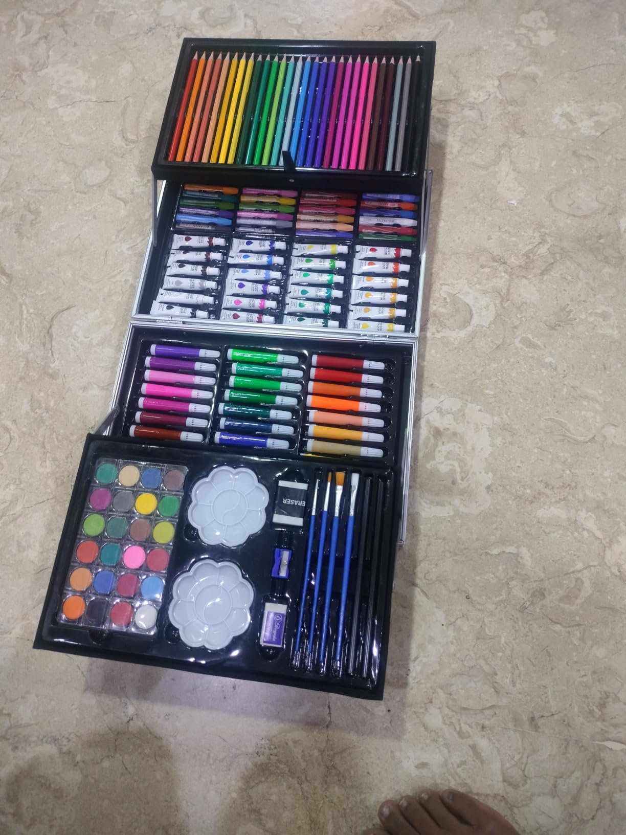 SHIORN SOON Artist Colour Set Unicorn Color Box with Multiple Coloring ...