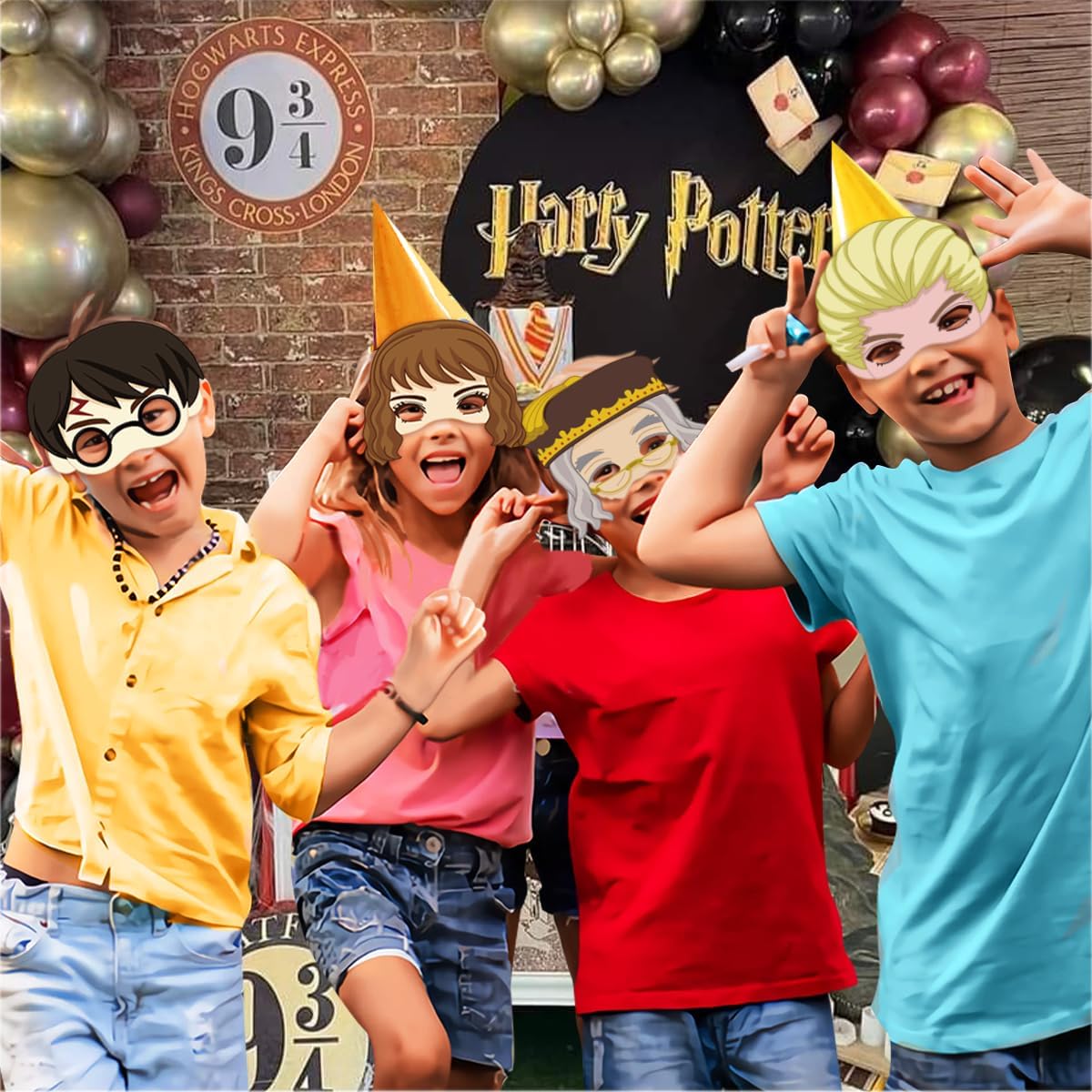 Harry Potter Party Masks, Deluisho Harry Potter Masks, Harry Potter ...