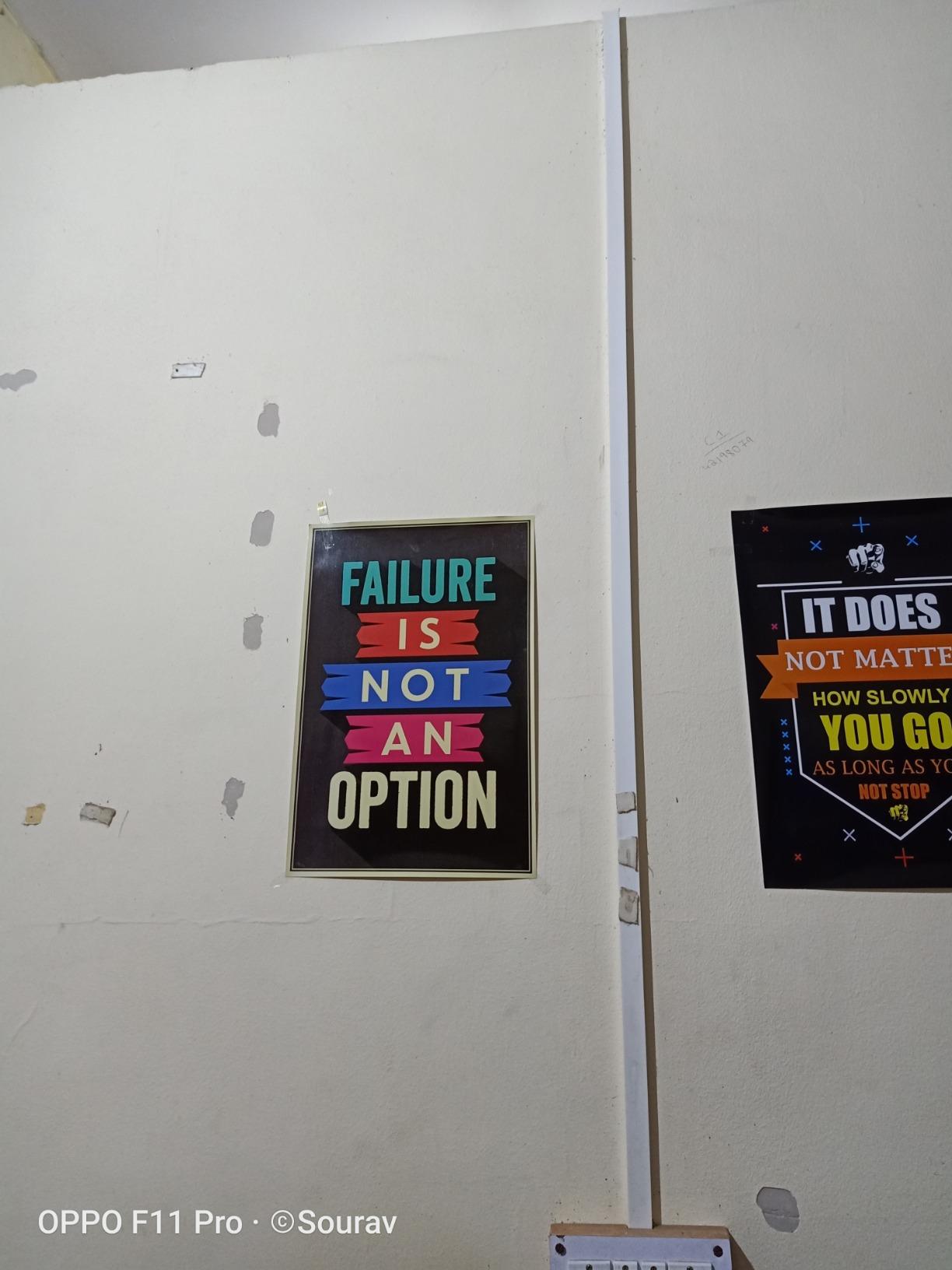 Craft Qila Failure Inspirational Motivational Self Adhesive Posters for ...