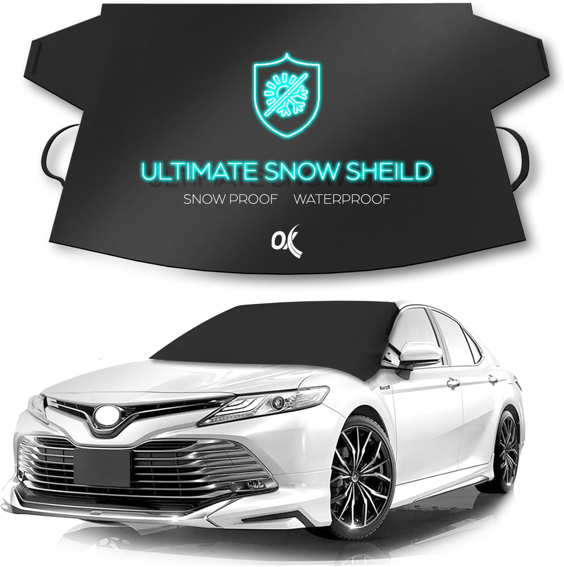 Amazon.com: HEHUI Car Windshield Snow Cover,Car Windshield Snow Ice ...