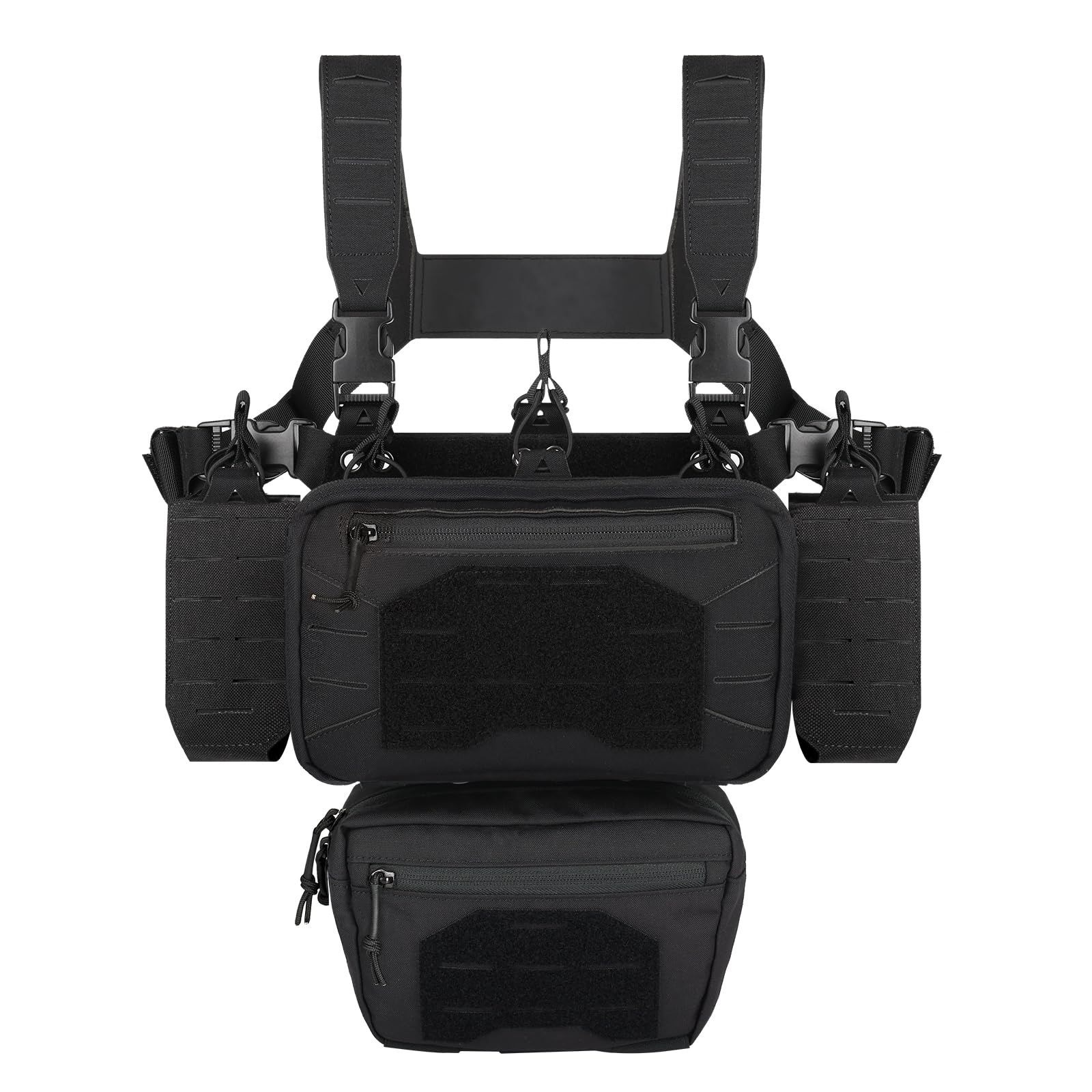 Snapklik.com : BOMTURN Chest Rig Tactical Airsoft Chest Rig 1000D Molle ...