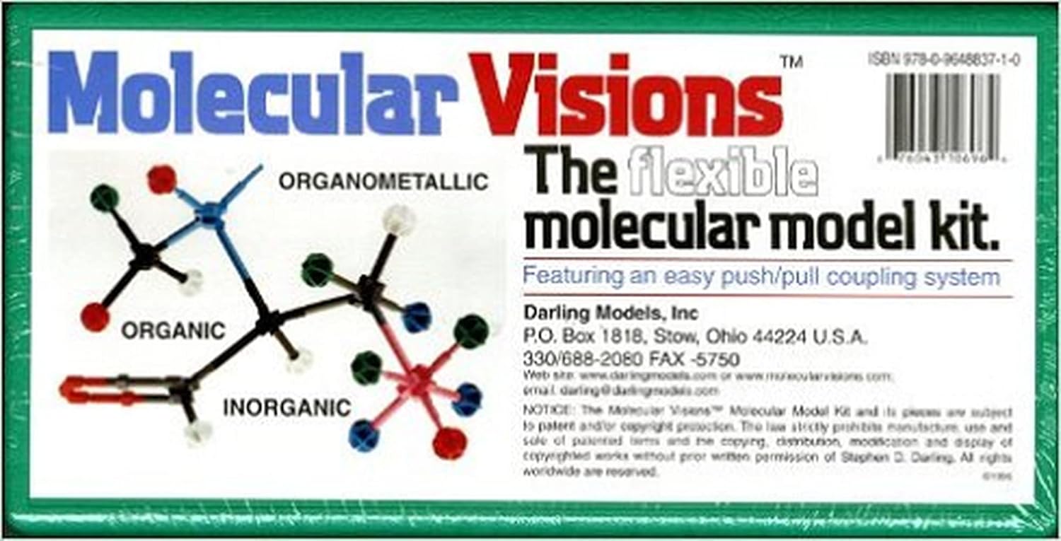 Molecular Visions (Organic, Inorganic, Organometallic) Molecular Model ...