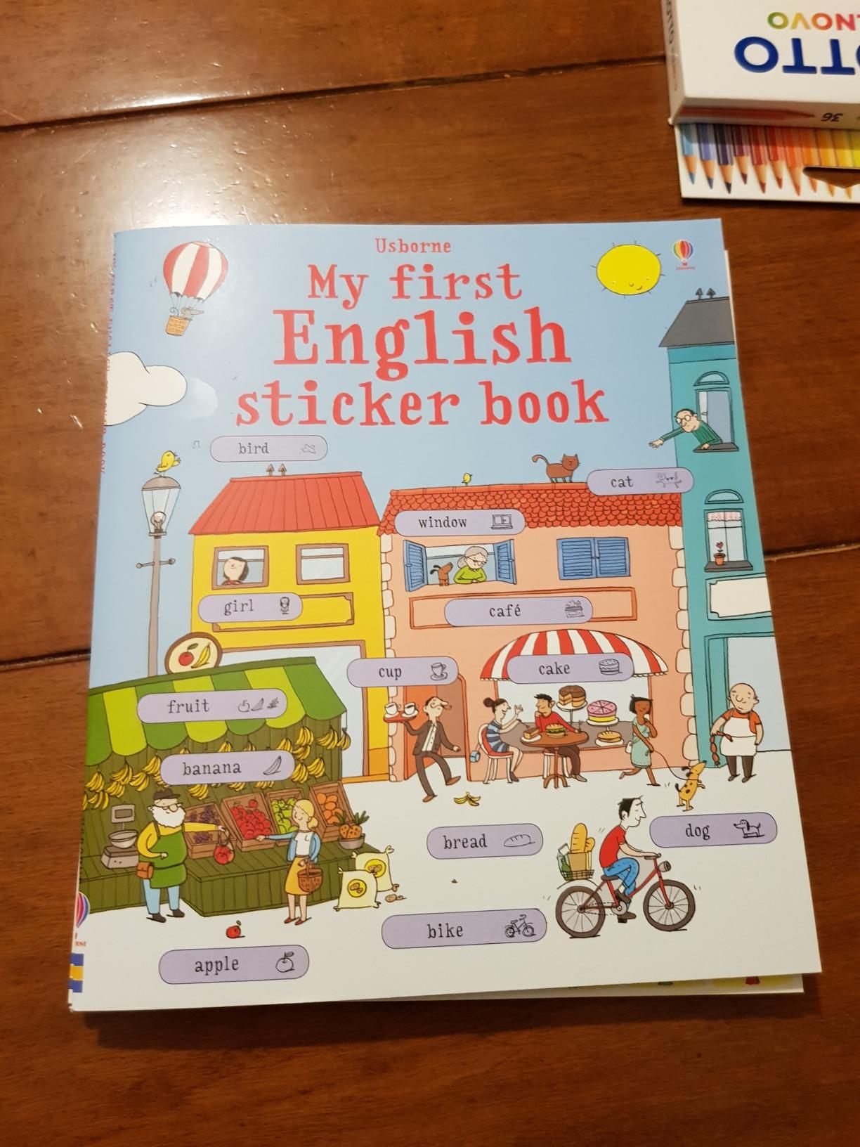My first english sticker book. Con adesivi. Ediz. illustrata : Sue ...