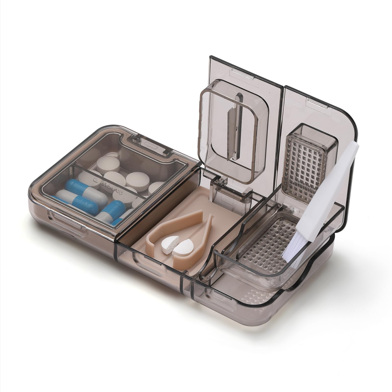 Amazon.com: RICHCEE 3 in 1 Pill Cutter Pill Splitter with Cutter ...