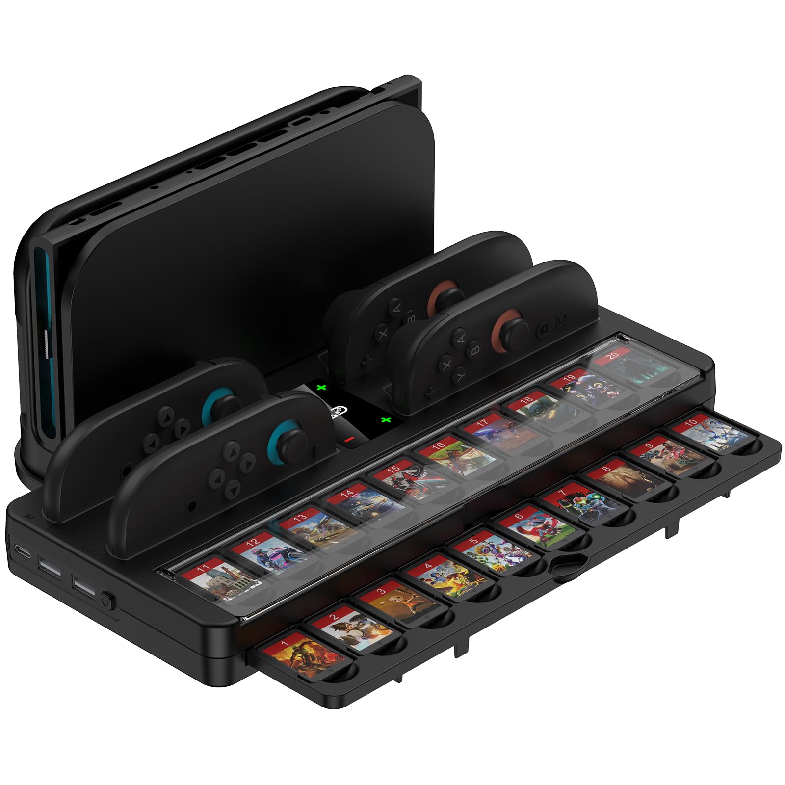 Snapklik.com : Switch 2 Controller Charging Dock Station For Nintendo ...