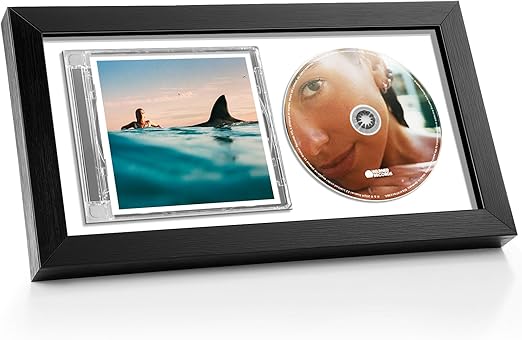 Amazon.com - Dunkive CD Music Frame, 13.7" x 7.5" Display Disc and CD ...