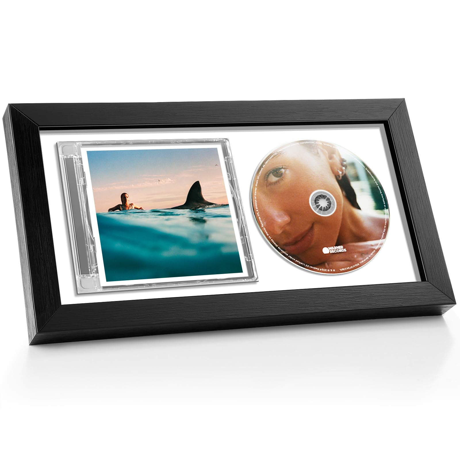 Amazon.com - Dunkive 1 Pc CD Music Frame, 13.7" x 7.5" Display Disc and ...