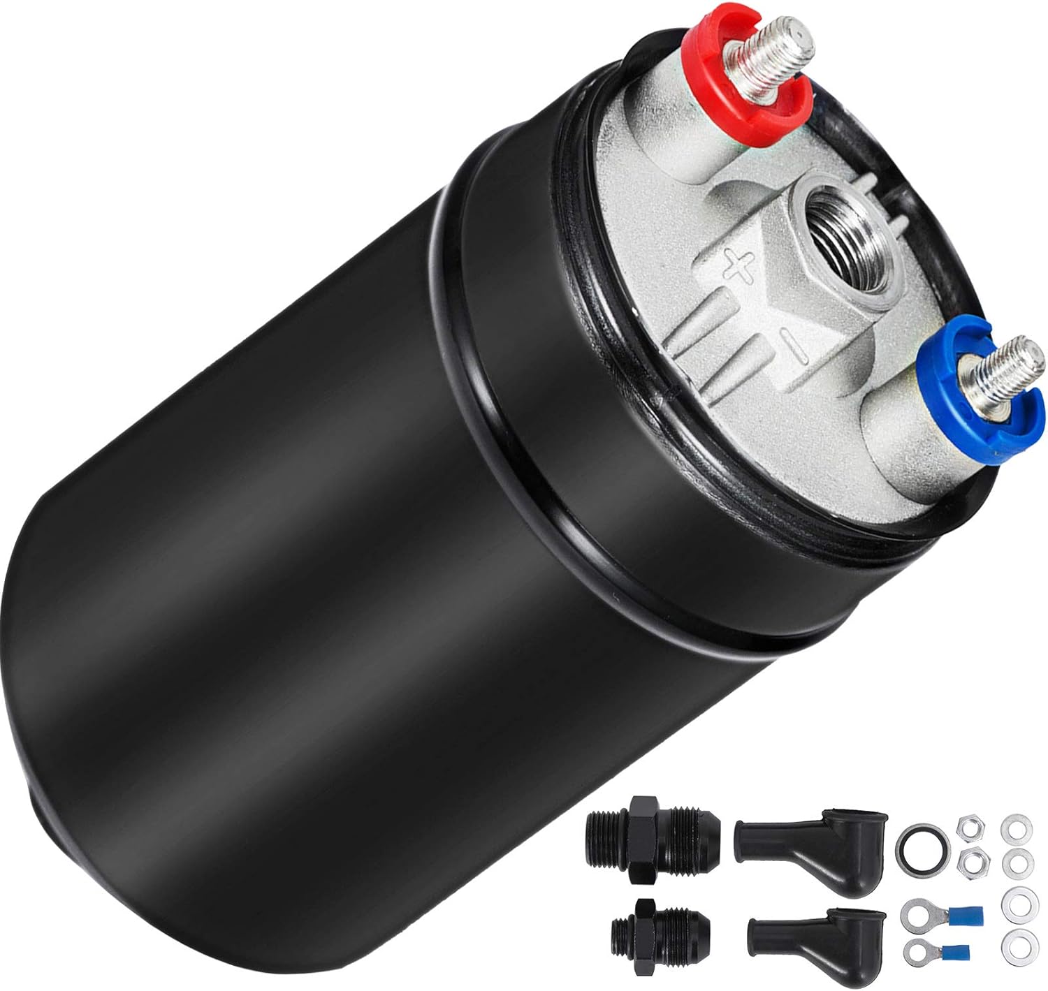 Amazon.com: Happybuy Inline Fuel Pump, 380LPH External Inline Fuel Pump ...