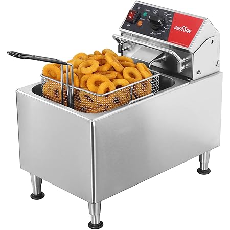 Amazon.com: CROSSON ETL Listed 13Lbs Electric Deep Fryer Countertop ...