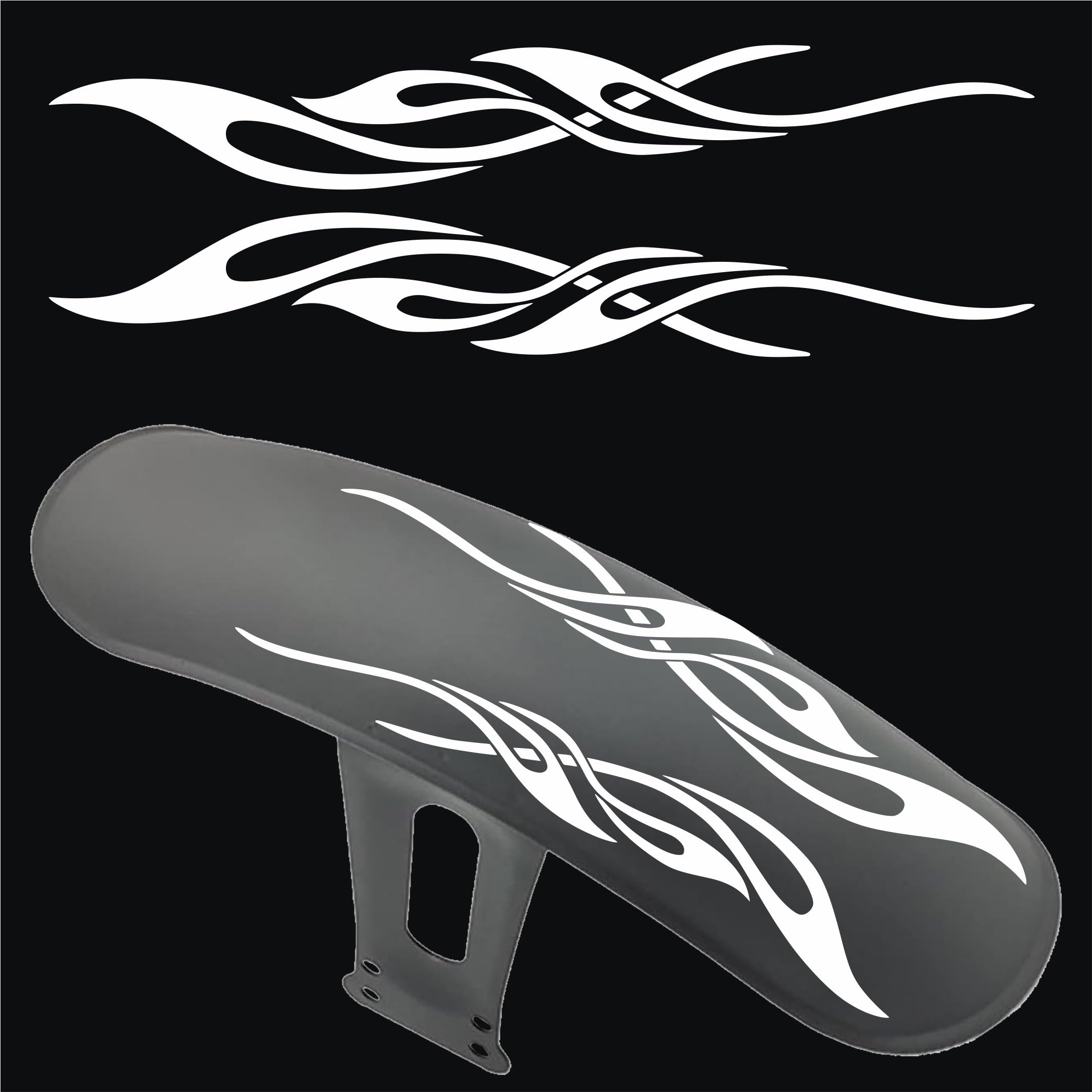 Aufkleber für Schutzblech Motorrad Motorrad Scooter TRIBALE Custom ...