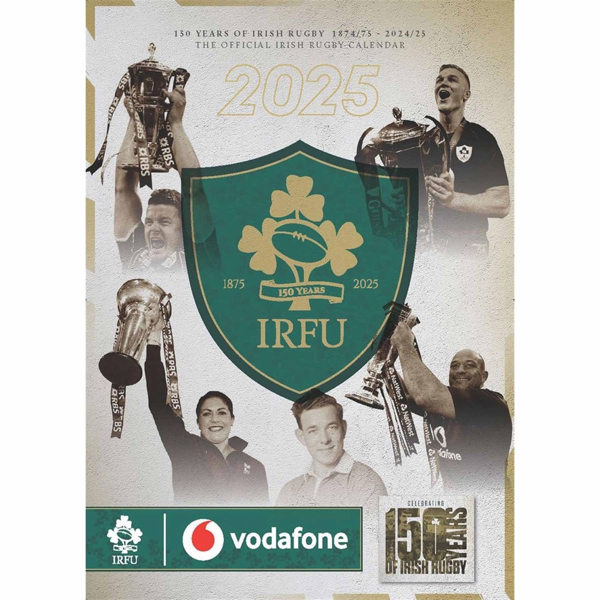 IRFU Irish Rugby Official 2025 A3 Wall Calendar : Amazon.co.uk ...