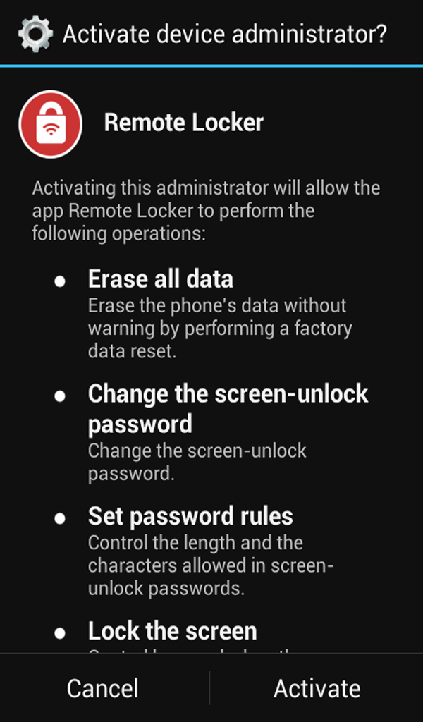 Remote Locker - Application sur Amazon Appstore