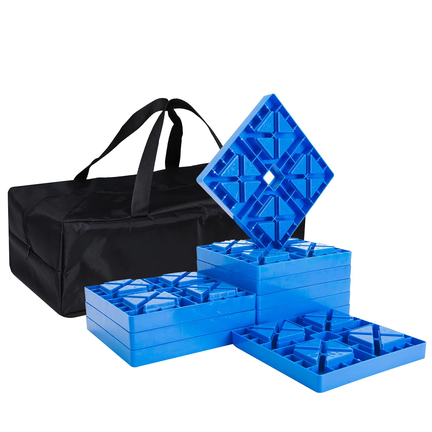 Snapklik.com : 10 Packs Rv Camper Leveling Blocks, Chocks Anti-Slip ...